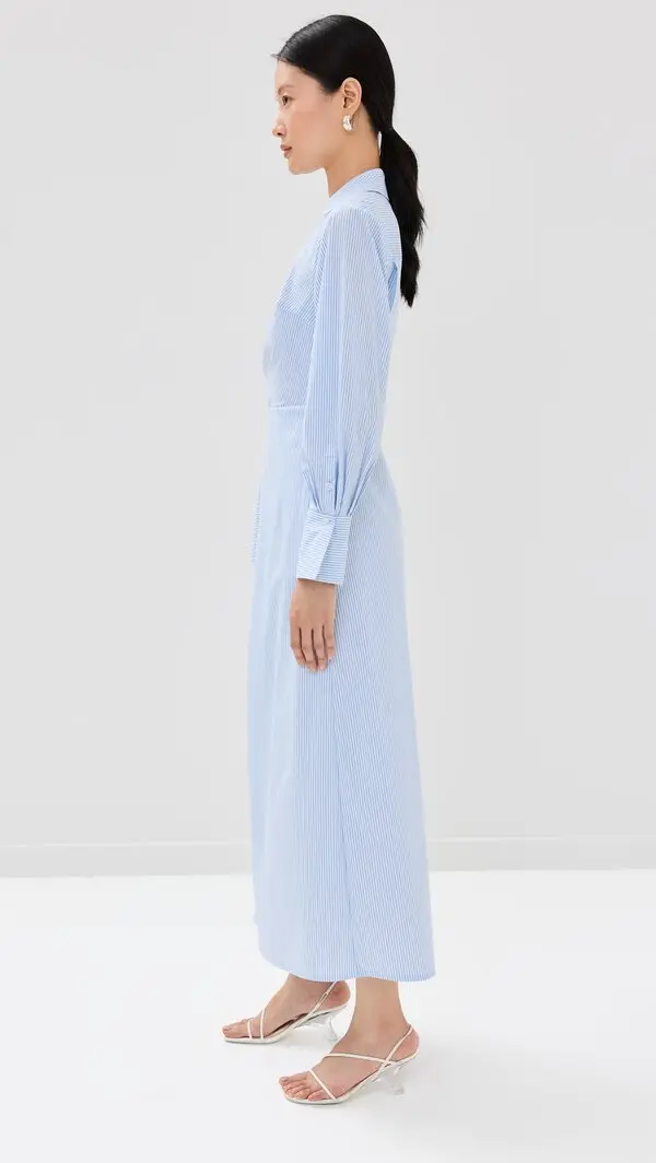 Simkhai Briar Striped Wrap Dress
