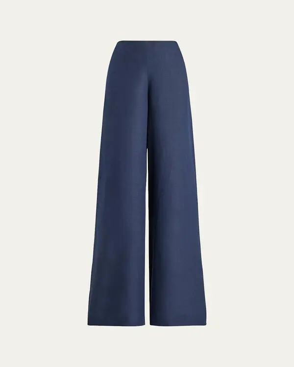 Ralph Lauren Daria Linen Wide-leg Pants