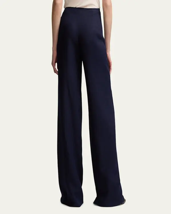 Ralph Lauren Daria Linen Wide-leg Pants