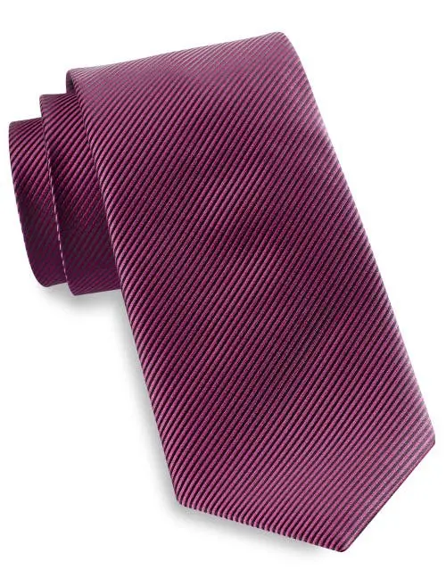 SYNRGY BY DXL Textured Solid Tie - Berry
