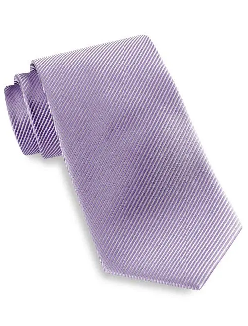 SYNRGY BY DXL Big & Tall Textured Solid Tie - Lilac