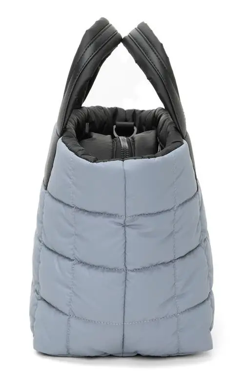 VEECOLLECTIVE Small Porter Quilted Tote - Slate Grey Gry