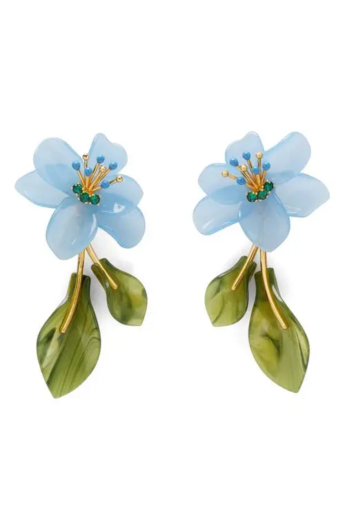 Kate Spade New York Flower Statement Drop Earrings