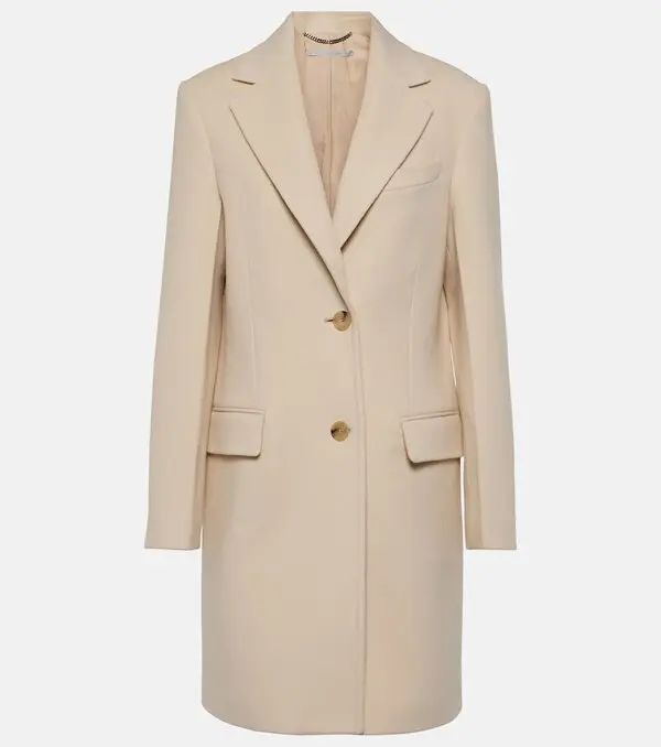 Stella McCartney Wool Coat - Beige