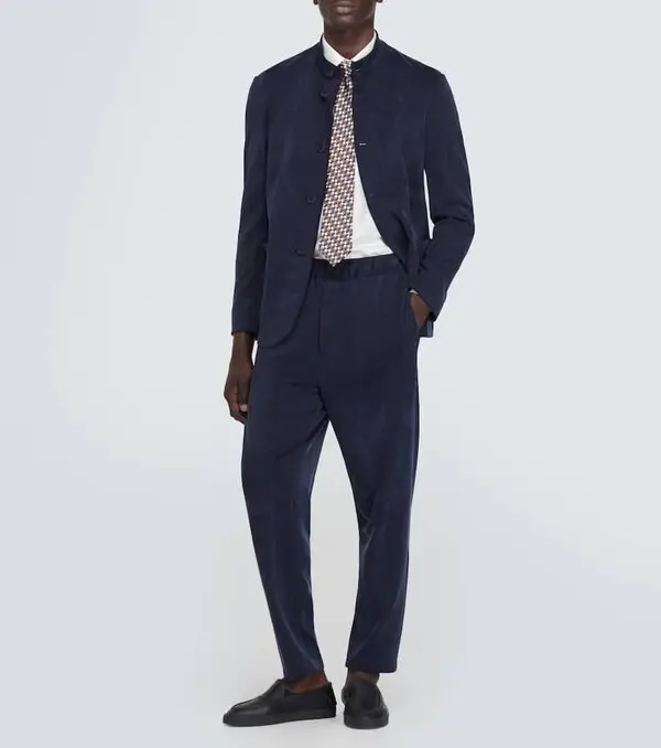 Giorgio Armani Jersey Straight Trousers