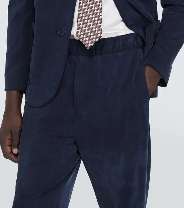 Giorgio Armani Jersey Straight Trousers