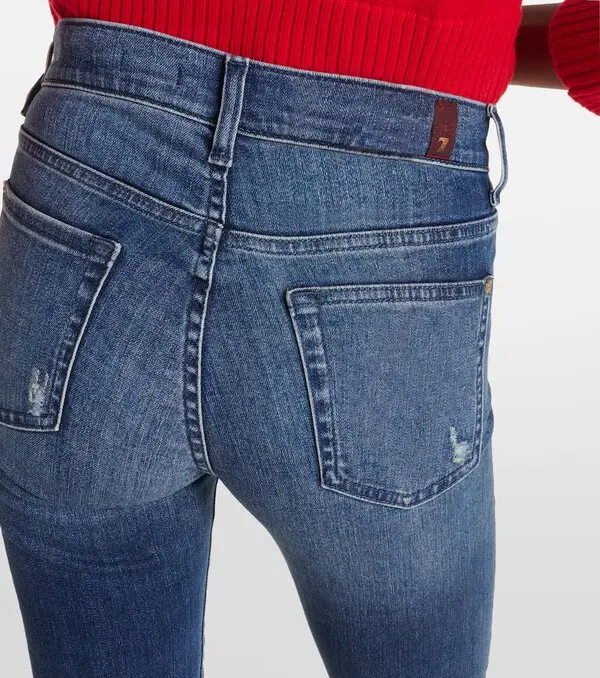 7 For All Mankind Roxanne Ankle-length Jeans