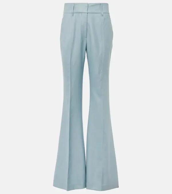 Gabriela Hearst Rhein High-rise Flared Pants