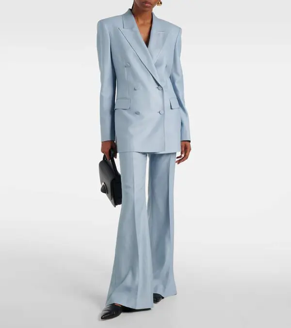 Gabriela Hearst Rhein High-rise Flared Pants