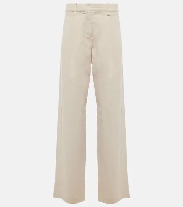 Brunello Cucinelli Mid-rise Straight Jeans - White