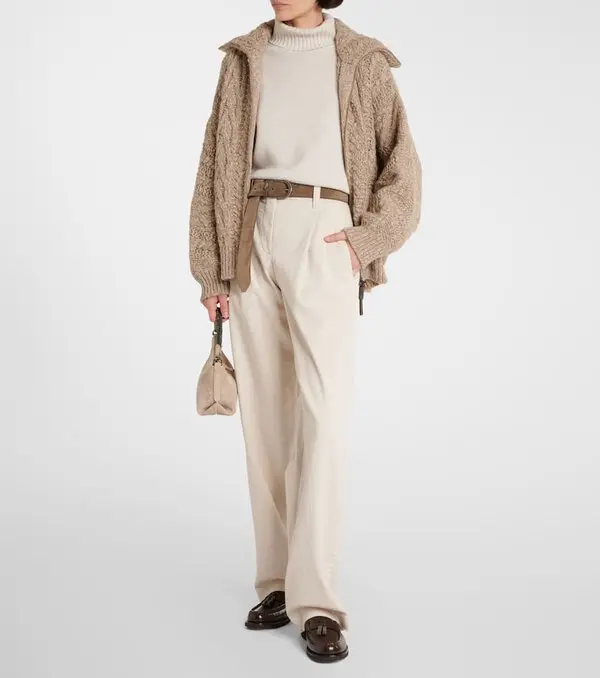 Brunello Cucinelli Mid-rise Straight Jeans - White