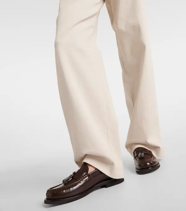 Brunello Cucinelli Mid-rise Straight Jeans - White