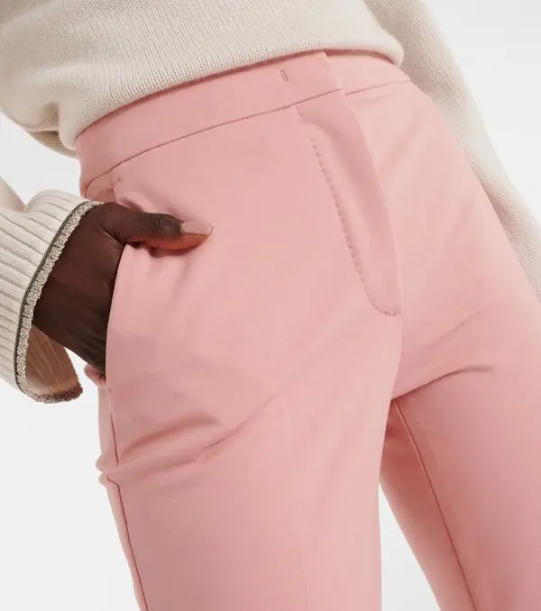 Max Mara Pegno Cropped Slim Pants - Pink