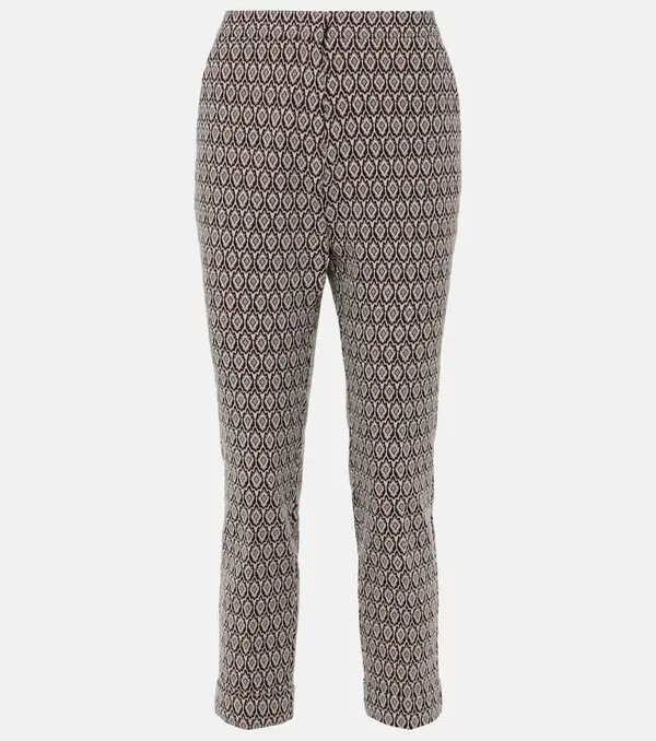 Etro Printed Cropped Pants