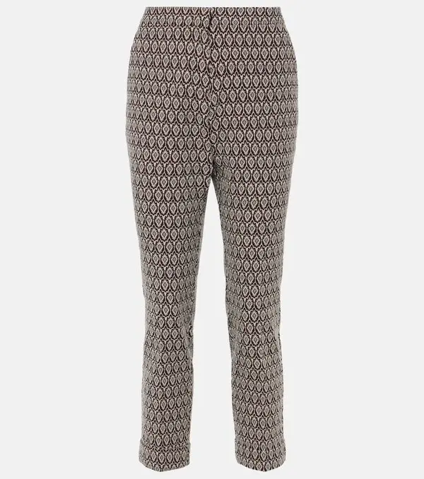 Etro Printed Cropped Pants - Multicoloured