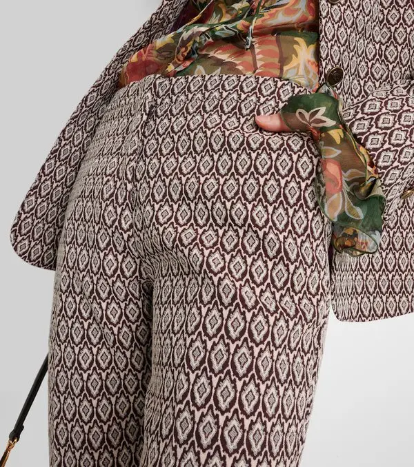 Etro Printed Cropped Pants