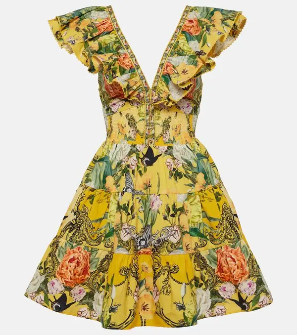 Camilla Paths Of Gold Minidress