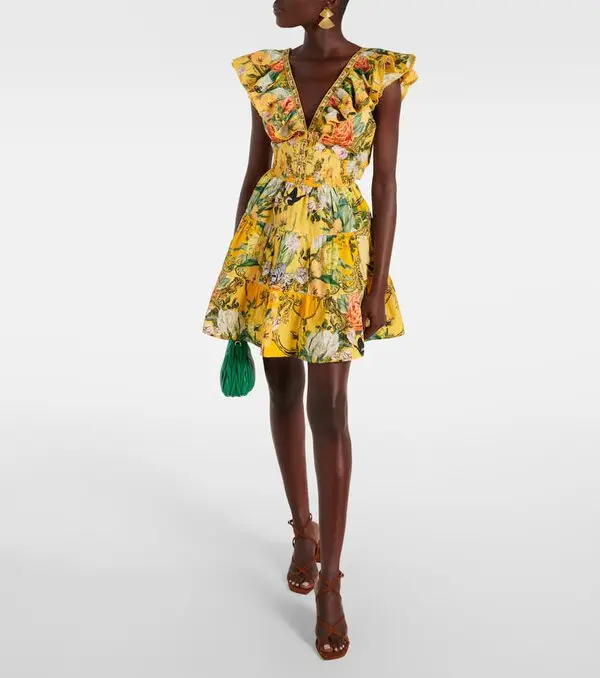 Camilla Paths Of Gold Minidress