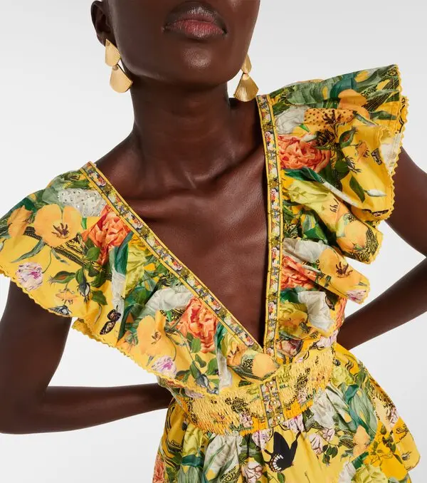Camilla Paths Of Gold Minidress