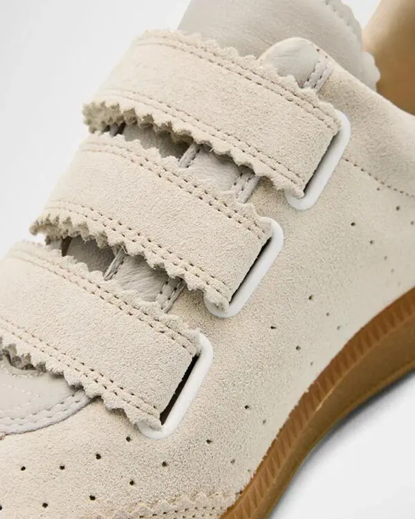 Isabel Marant Étoile Beth Leather Sneakers - Ecru