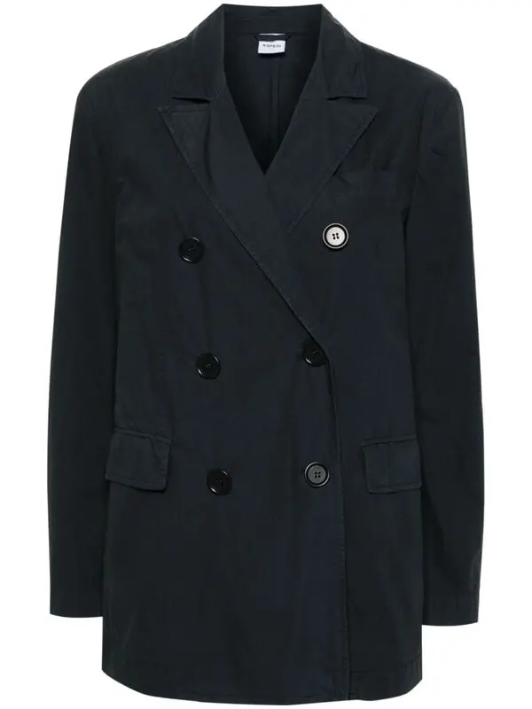 Aspesi Double-breasted Cotton Blazer