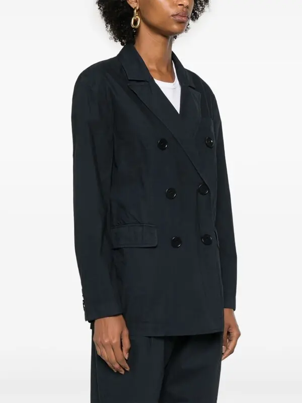 Aspesi Double-breasted Cotton Blazer