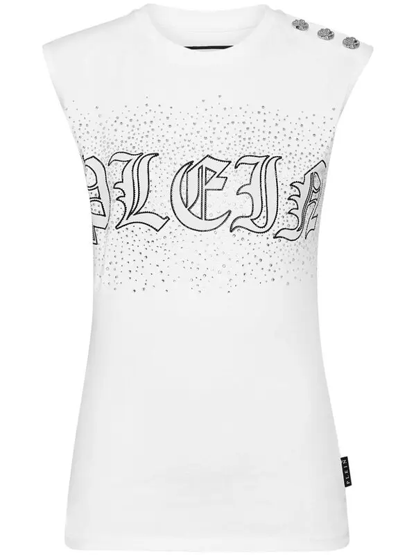 Philipp Plein Crystal-embellished Tank Top