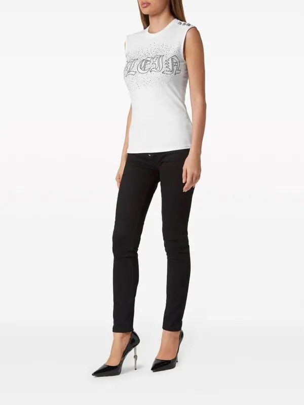Philipp Plein Crystal-embellished Tank Top