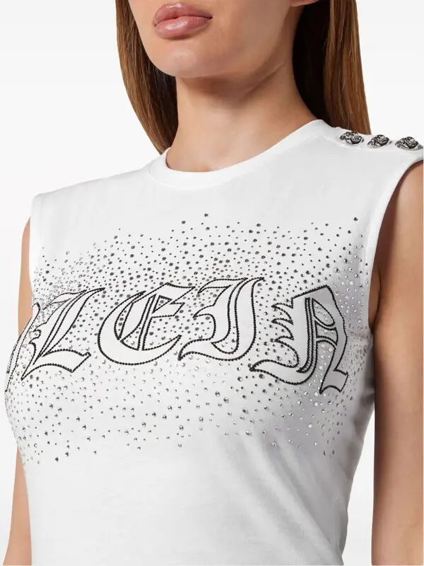Philipp Plein Crystal-embellished Tank Top