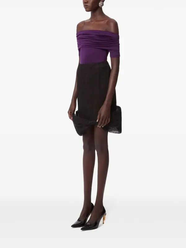 Nina Ricci Lace Skirt With Bow