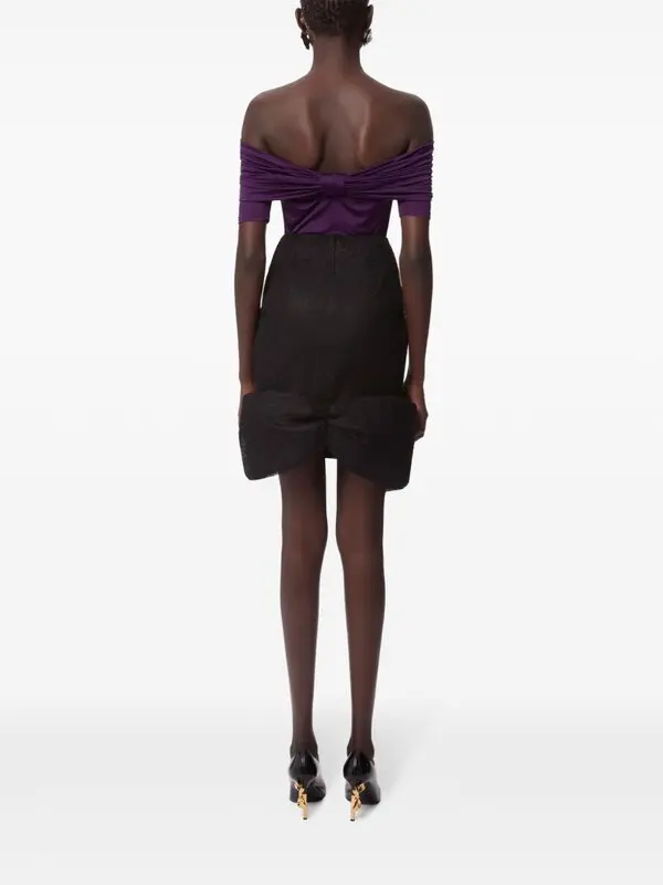 Nina Ricci Lace Skirt With Bow