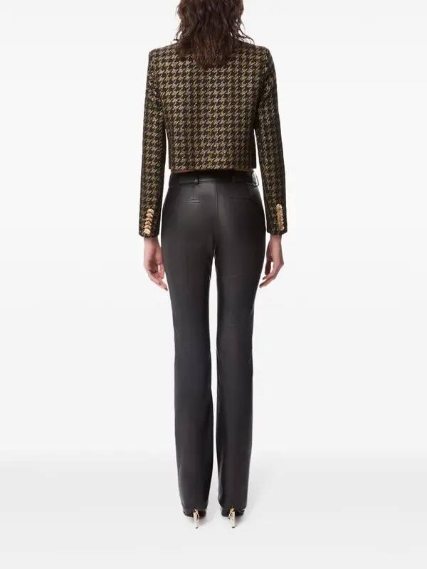 Nina Ricci Houndstooth Cropped Jacket