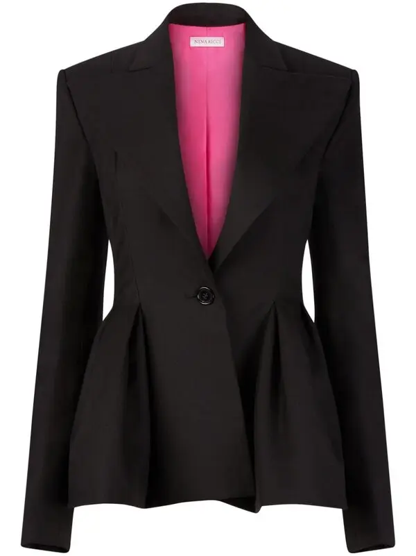 Nina Ricci Peplum Hem Blazer