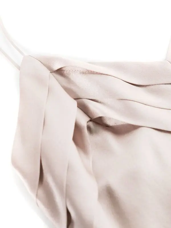 Carine Gilson Pleated Silk Camisole
