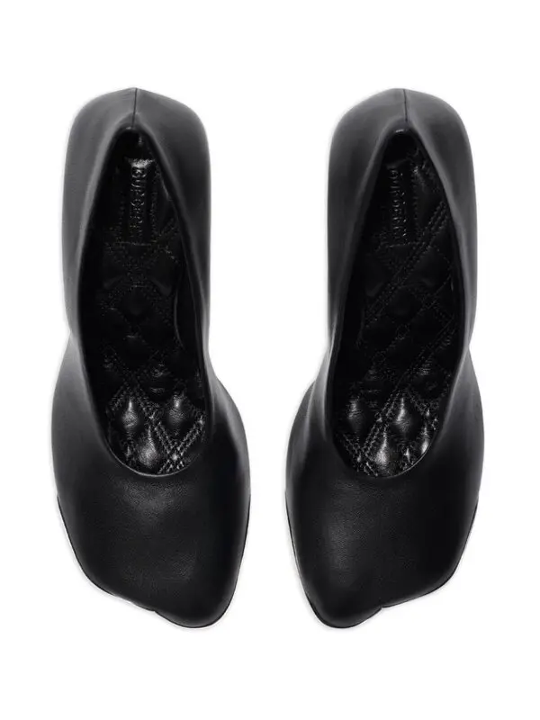 Burberry Duck 90mm Leather Pumps