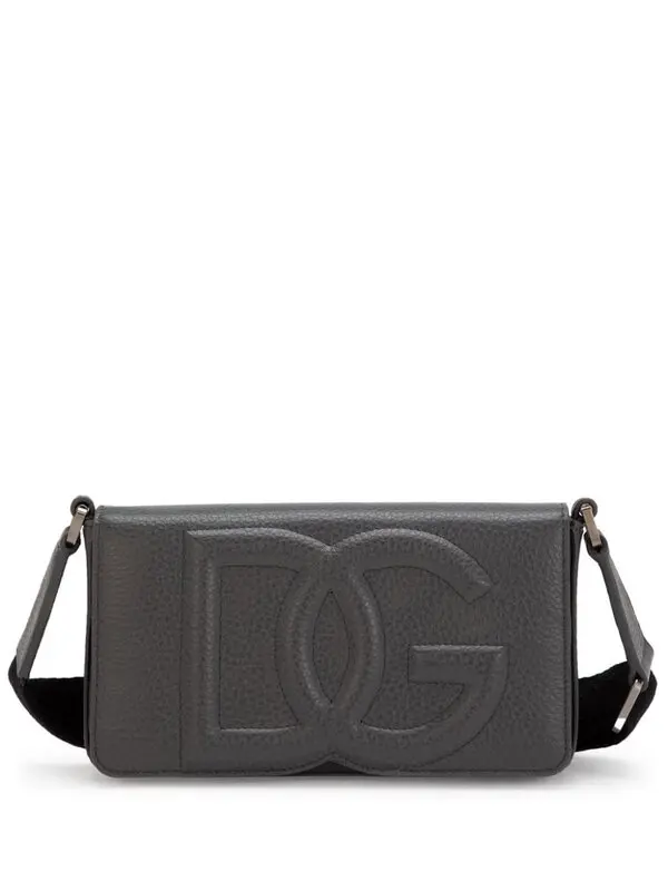 Dolce & Gabbana Logo-embossed Mini Bag - Grey