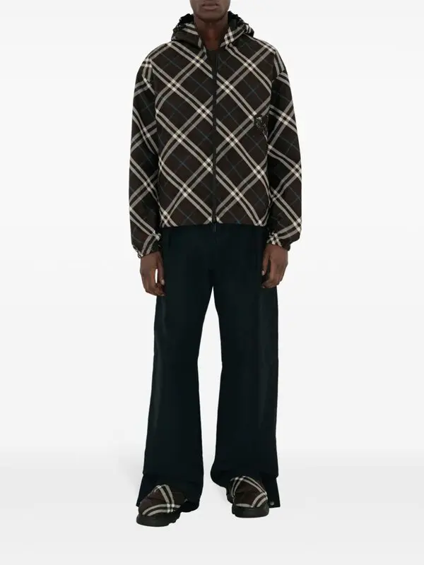 Burberry Reversible Check Jacket - Brown