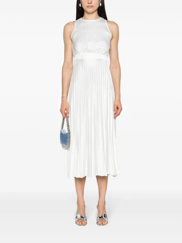 sandro satin look midi dress sandro - Satin Look Midi Dress Sale