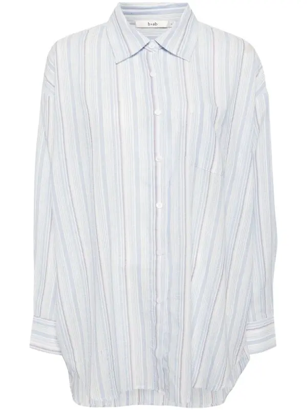 B+AB Striped Button-up Shirt
