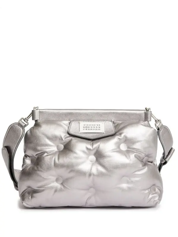 MAISON MARGIELA Small Glam Slam Classique Shoulder Bag - Silver