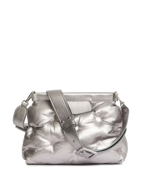 MAISON MARGIELA Small Glam Slam Classique Shoulder Bag - Silver