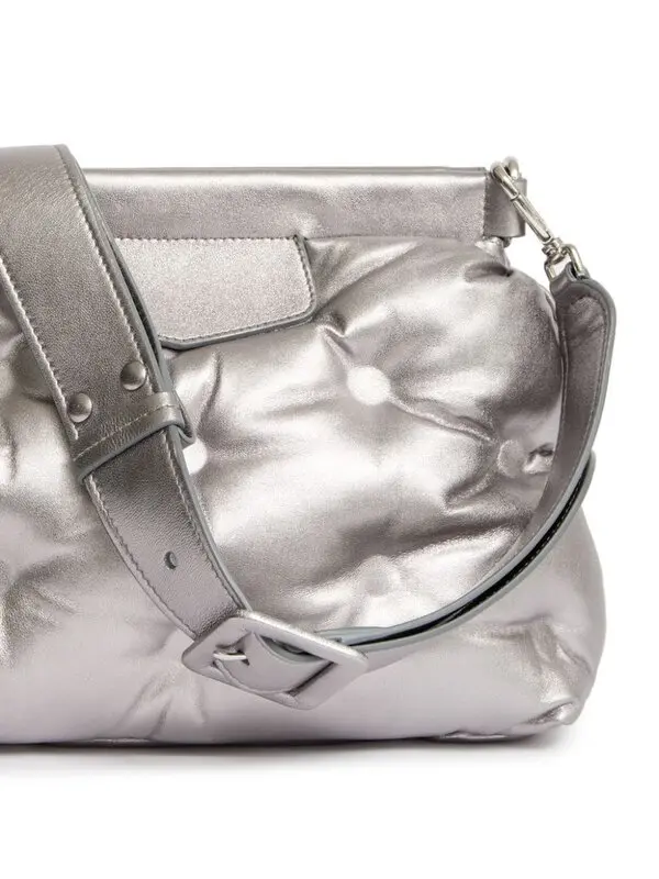 MAISON MARGIELA Small Glam Slam Classique Shoulder Bag - Silver