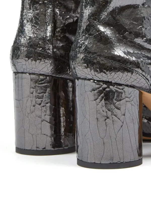 MAISON MARGIELA Tabi Broken Mirror Boots - Grey