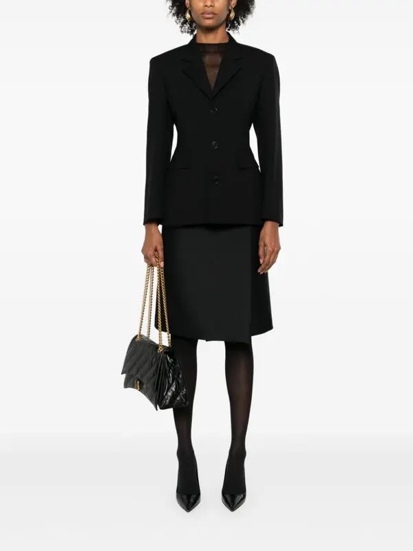 Balenciaga Single-breasted Wool Blazer