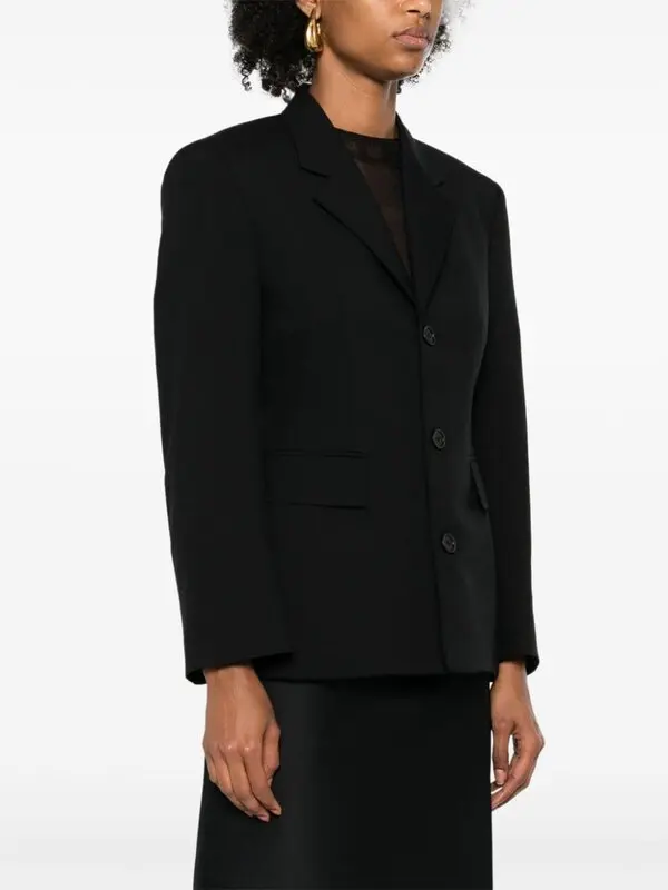 Balenciaga Single-breasted Wool Blazer