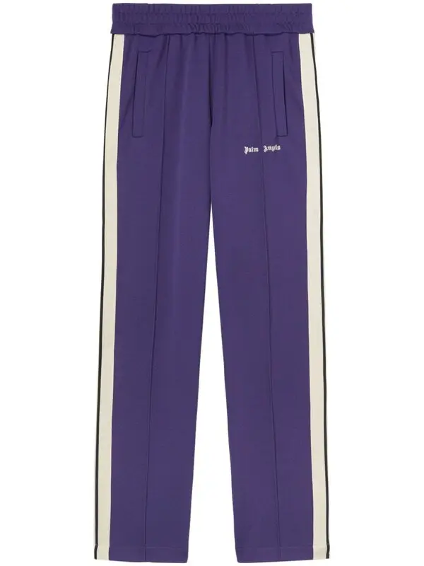 Palm Angels Logo-print Track Pants - Blue