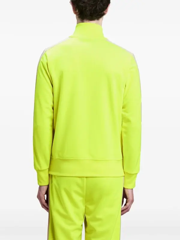 Palm Angels Logo-print High-neck Jacket - Yellow