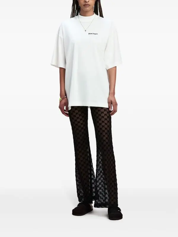 Palm Angels Logo-embroidered T-shirts