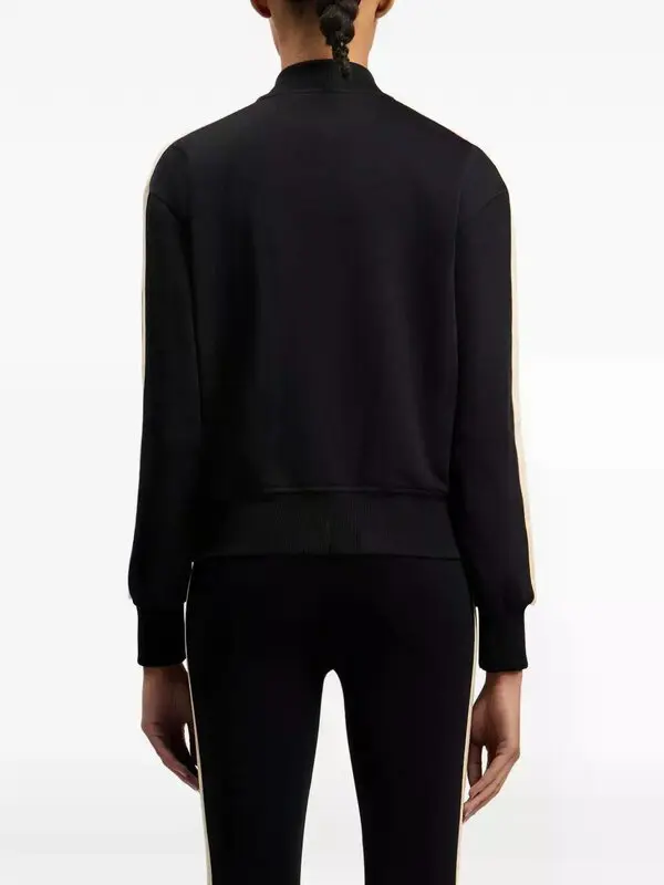 Palm Angels Logo-print Track Bomber Jacket - Black