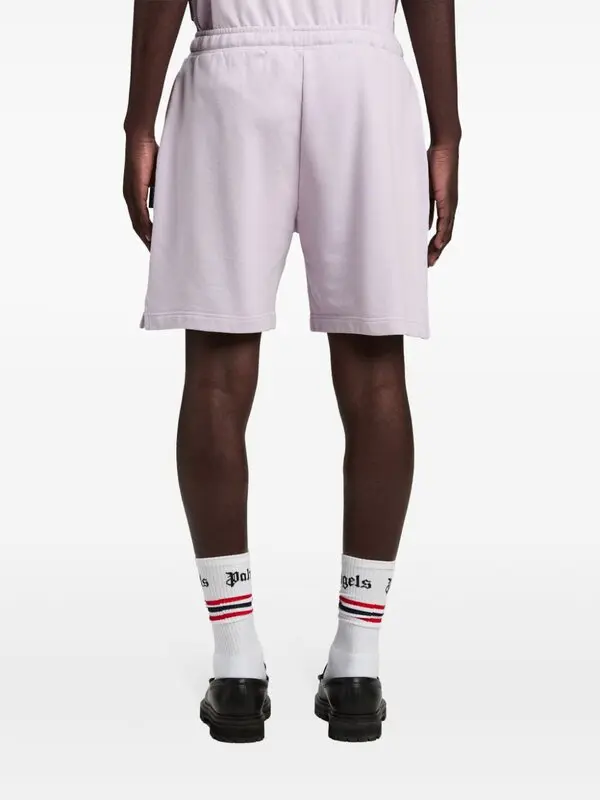 Palm Angels Logo-print Cotton Shorts